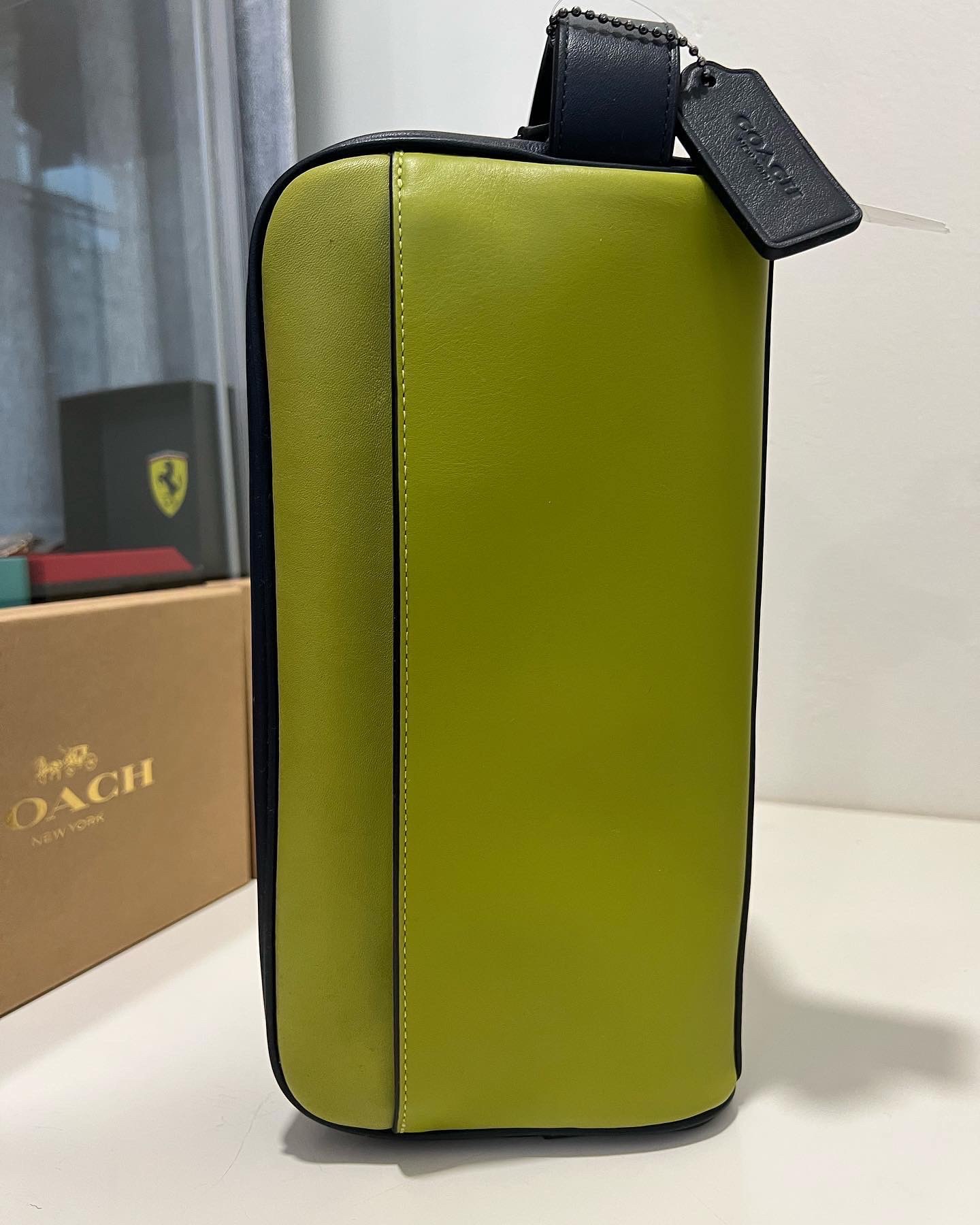 Coach Large Travel Kit in Lime Green Multi – Exclusively USA