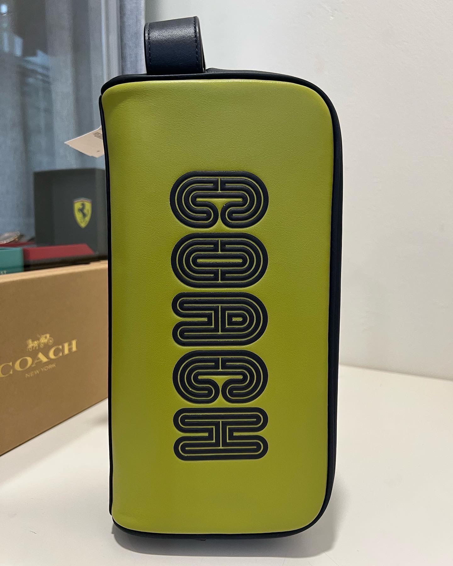 Coach Large Travel Kit in Lime Green Multi – Exclusively USA