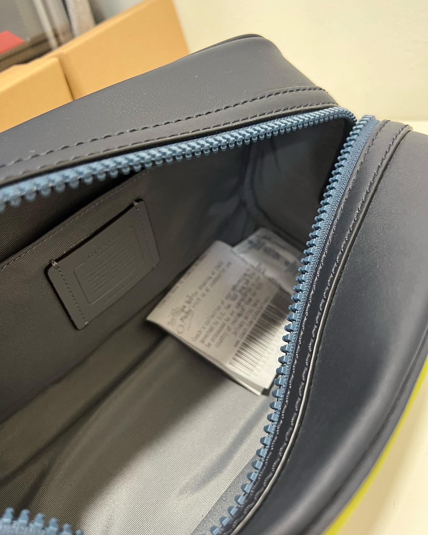 Coach Large Travel Kit in Lime Green Multi – Exclusively USA