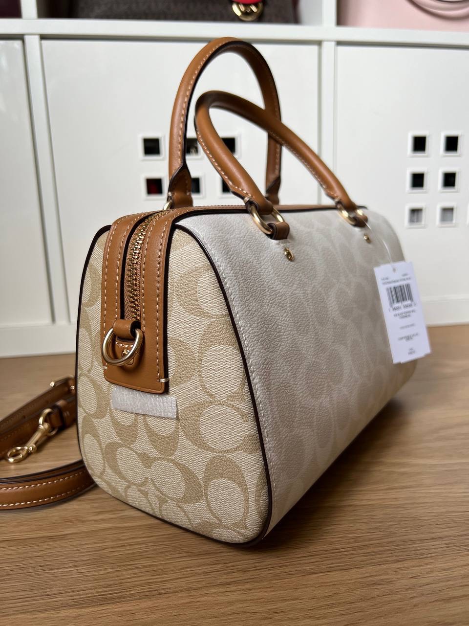 Coach Rowan Satchel in Signature Colorblock – Exclusively USA