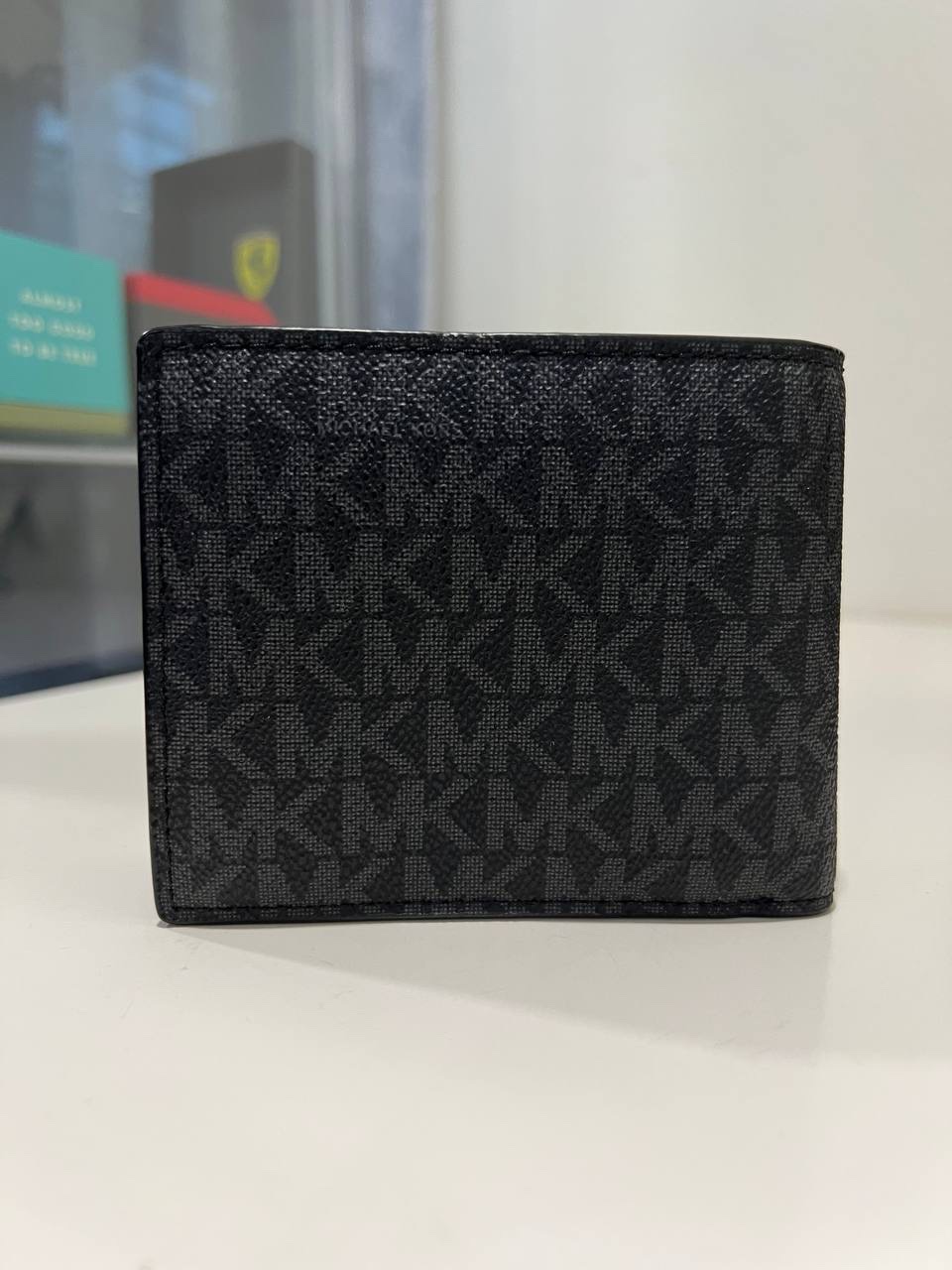 Michael Kors Cooper Billfold Wallet with Coin Pocket in Signature Black ...
