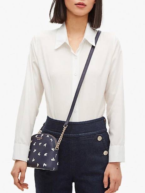 Kate Spade Spencer Small Dome Crossbody in Squid Ink Multi (Boutique ...