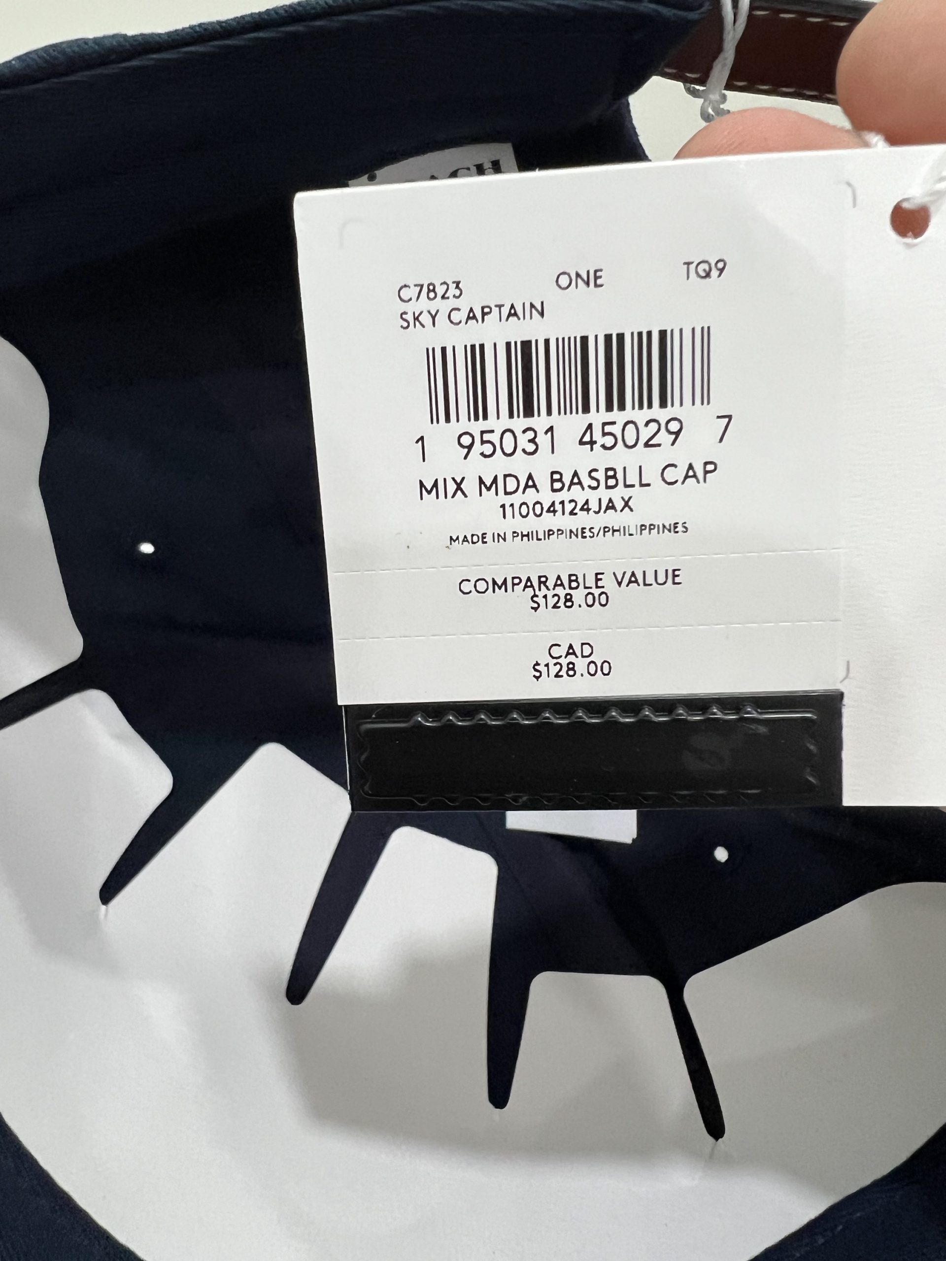 Coach Baseball Cap in Sky Captain – Exclusively USA