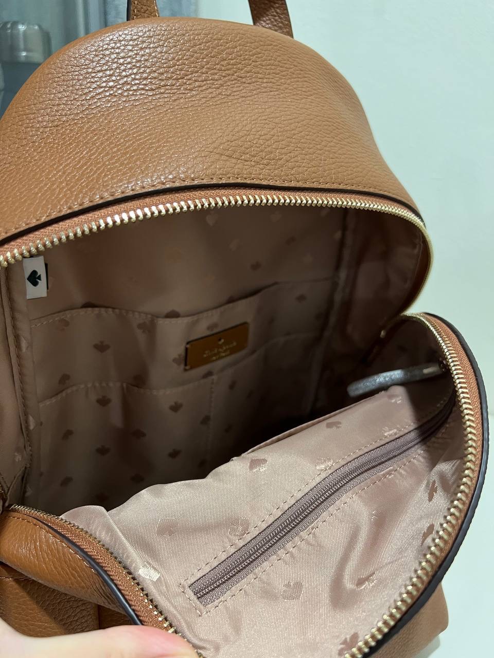 Kate Spade Medium Dome Backpack in Warmgingerbread – Exclusively USA