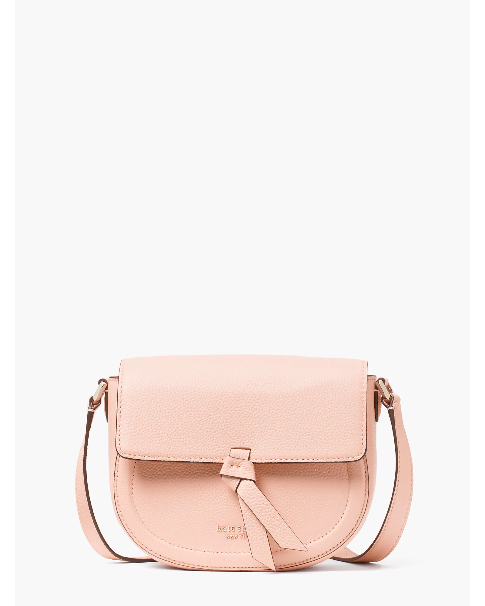 [ETA End Jan] Kate Spade Knott Medium Saddle Crossbody in Coral Gable ...