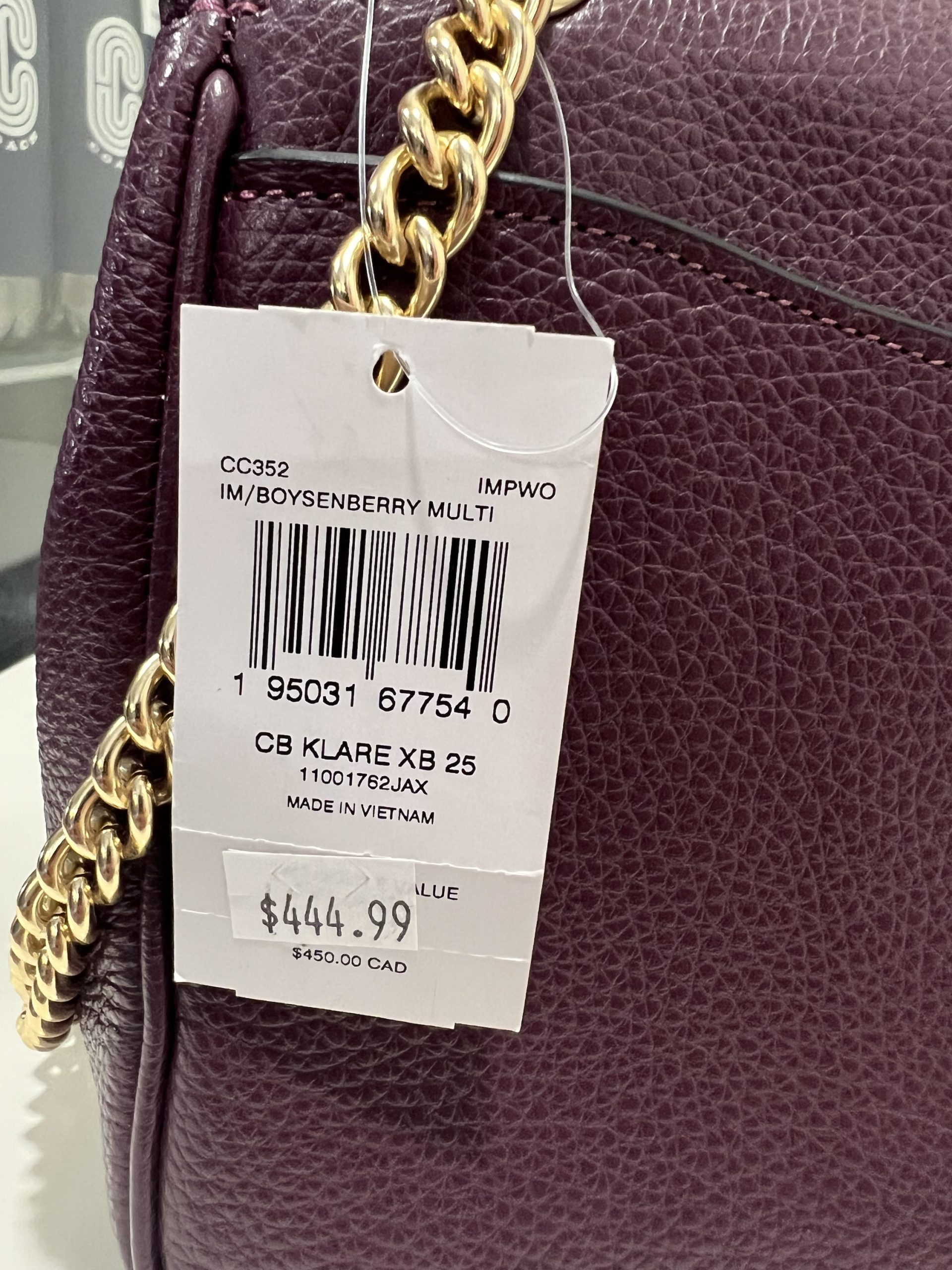 Coach Klare 25 Crossbody Colorblock in Boysenberry Multi – Exclusively USA