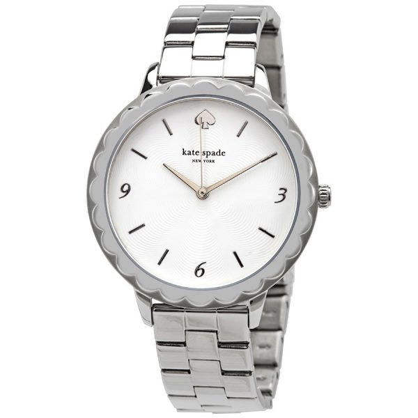 kate spade new york morningside scallop three-hand stainless steel ...