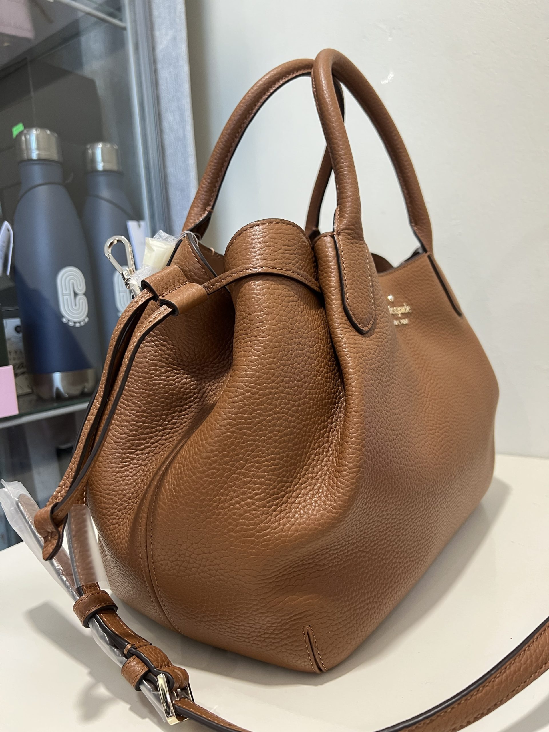 Kate Spade Dumpling Large Satchel in Warmgingerbread – Exclusively USA