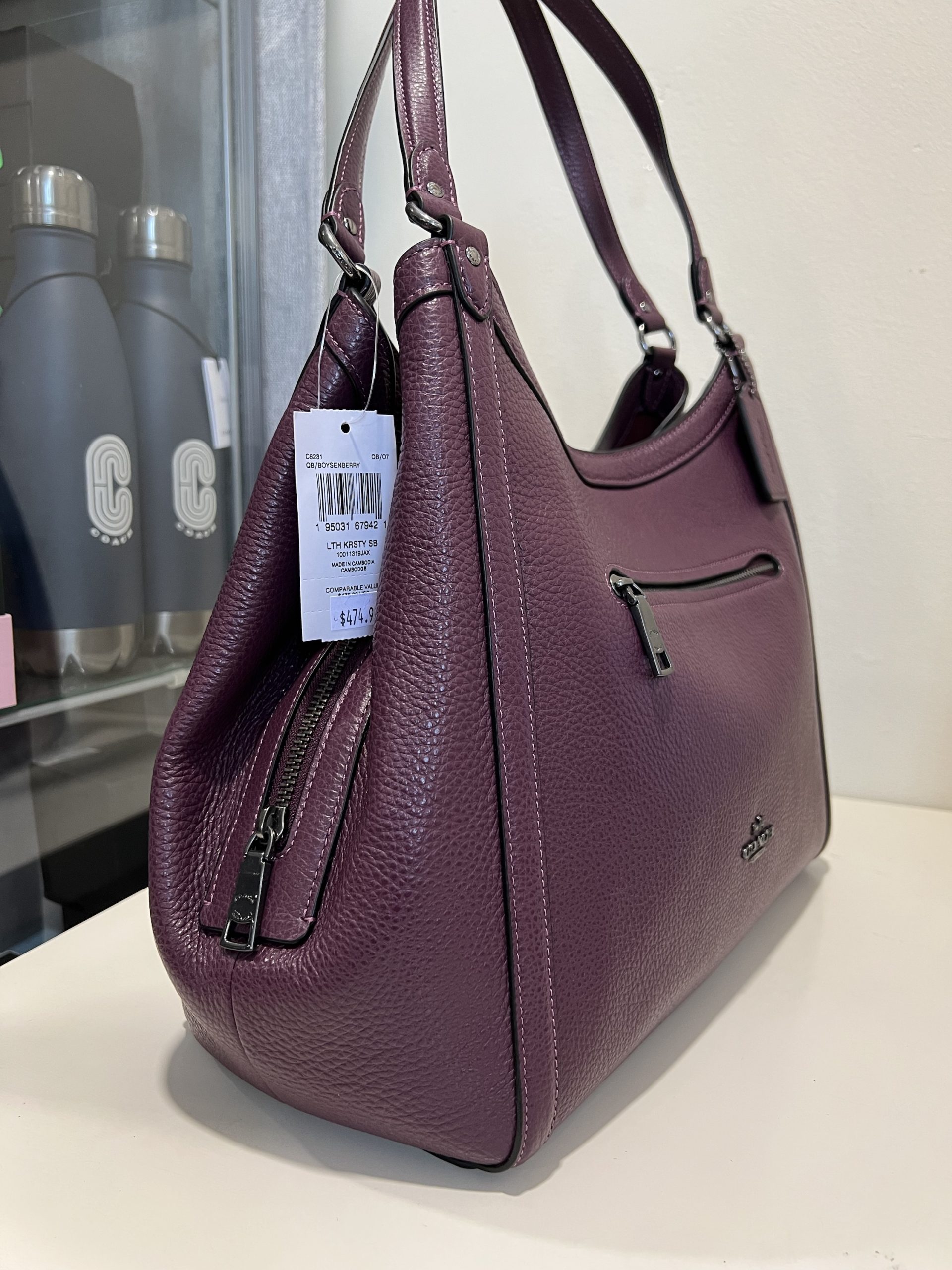 Coach Kristy Shoulder Bag in Boysenberry – Exclusively USA