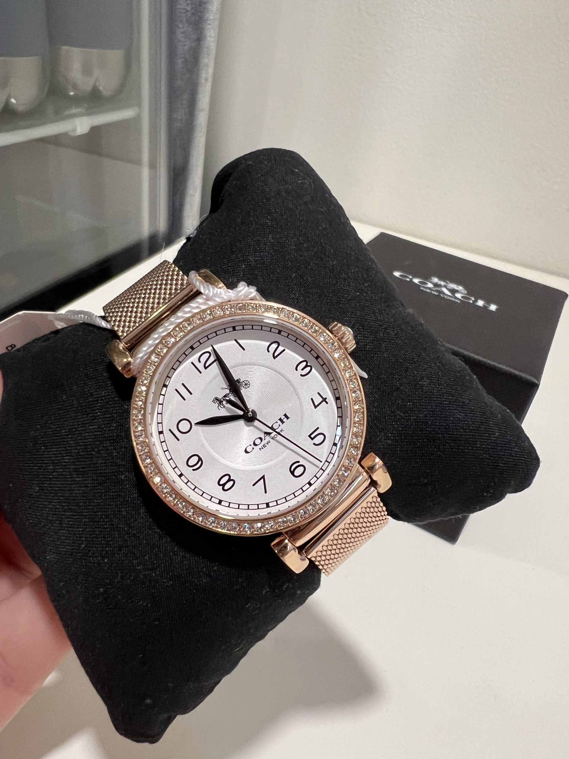 Coach Madison Crystal Women’s Watch in Rosegold, 32mm – Exclusively USA