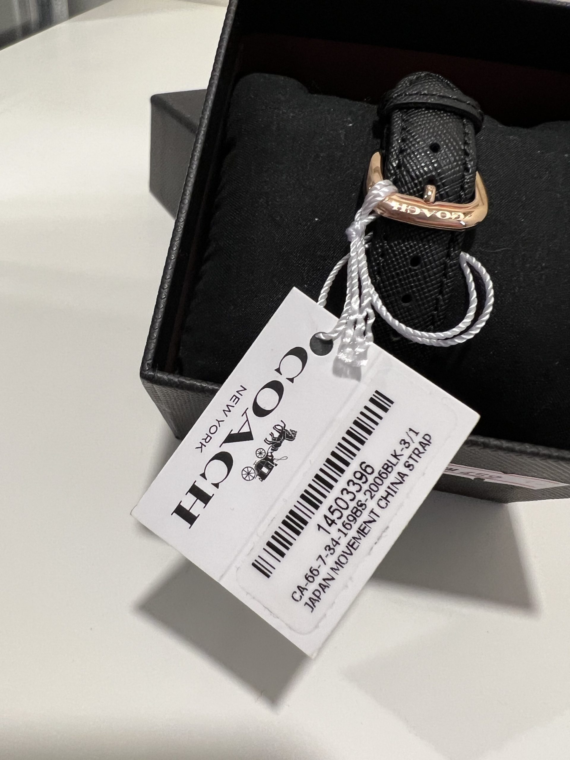 Coach Madison Crystal Women’s Watch in Black , 32mm – Exclusively USA