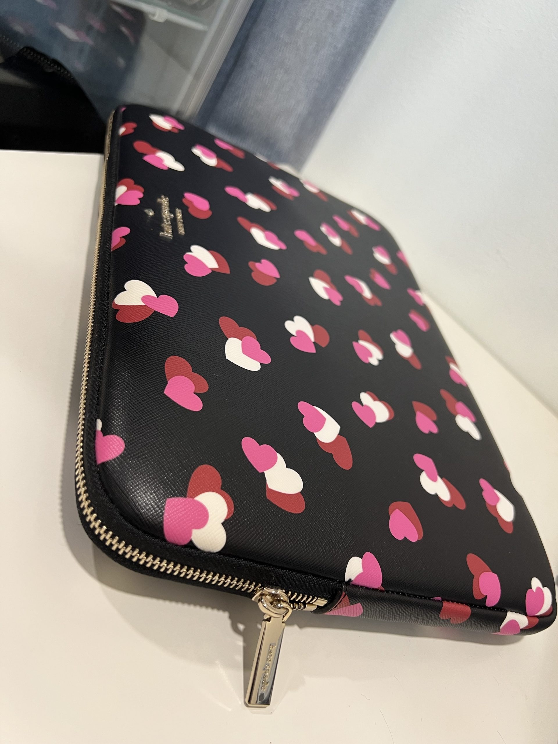 Kate Spade Staci Universal Laptop Sleeve with Flutter Heart Prints ...