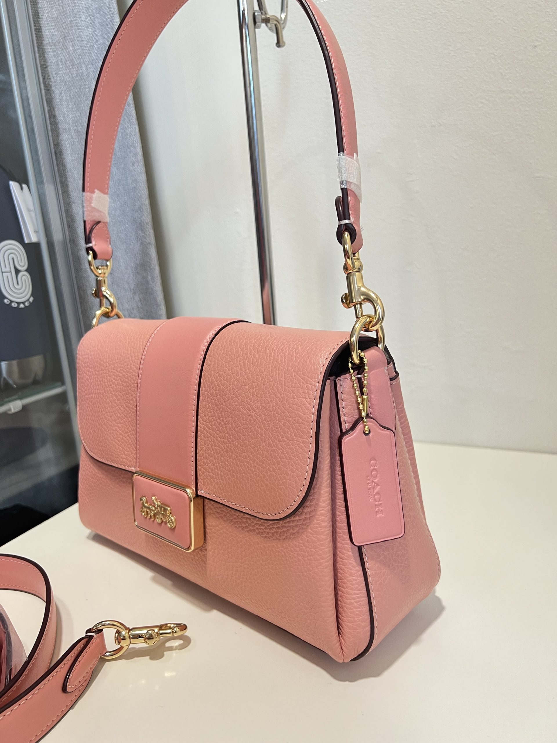 Coach Grace Shoulder Bag in Candy Pink – Exclusively USA