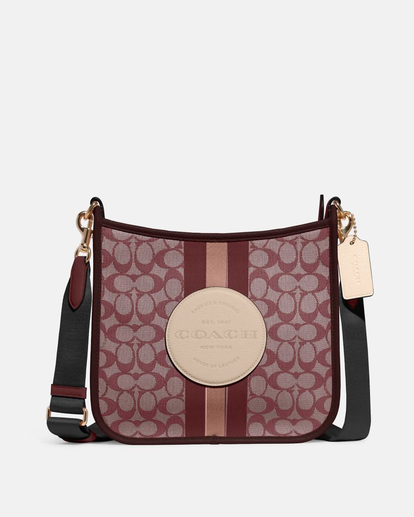 Coach Dempsey File Bag In Signature Jacquard With Stripe And Coach ...