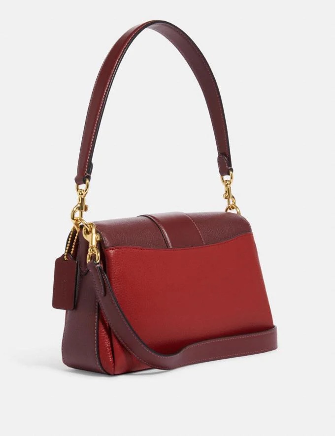 Coach Grace Shoulder Bag In Colorblock Red Apple Multi – Exclusively USA