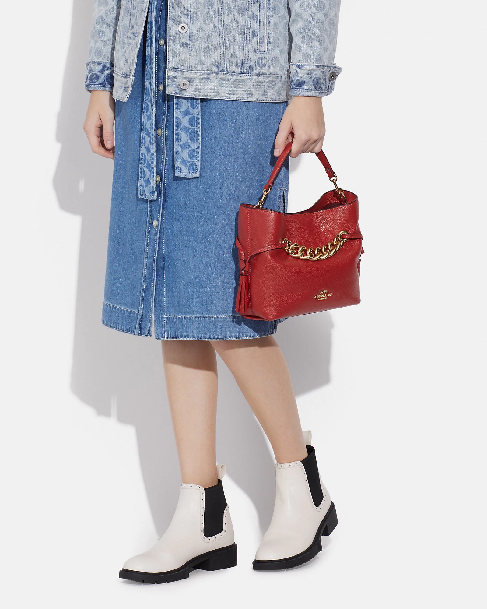 Coach Andy Crossbody in Red Apple – Exclusively USA