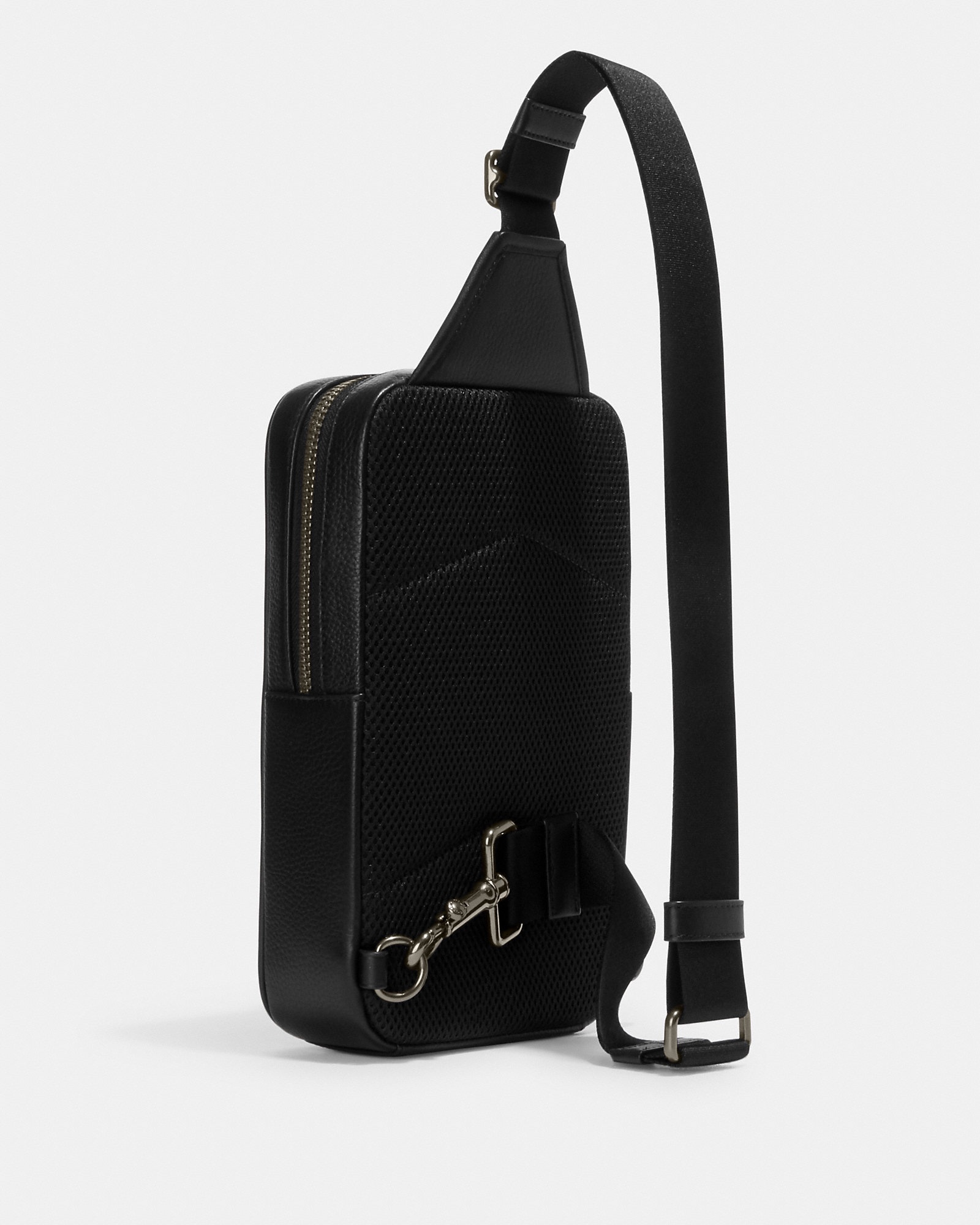 Coach Sullivan Pack In Signature Jacquard With Ski Patches in Charcoal ...