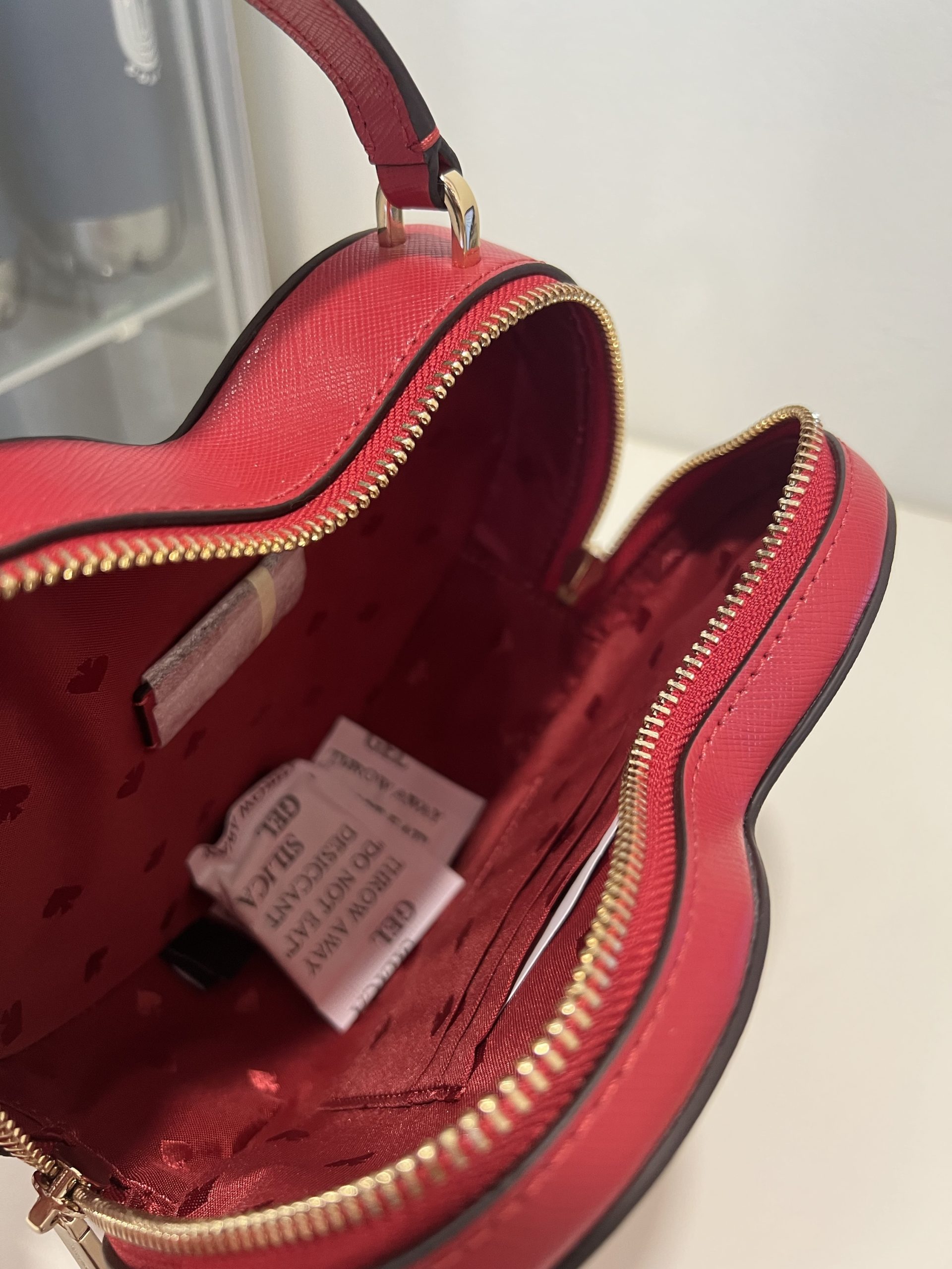 Kate Spade Love Shack Heart Crossbody in Candied Cherry – Exclusively USA