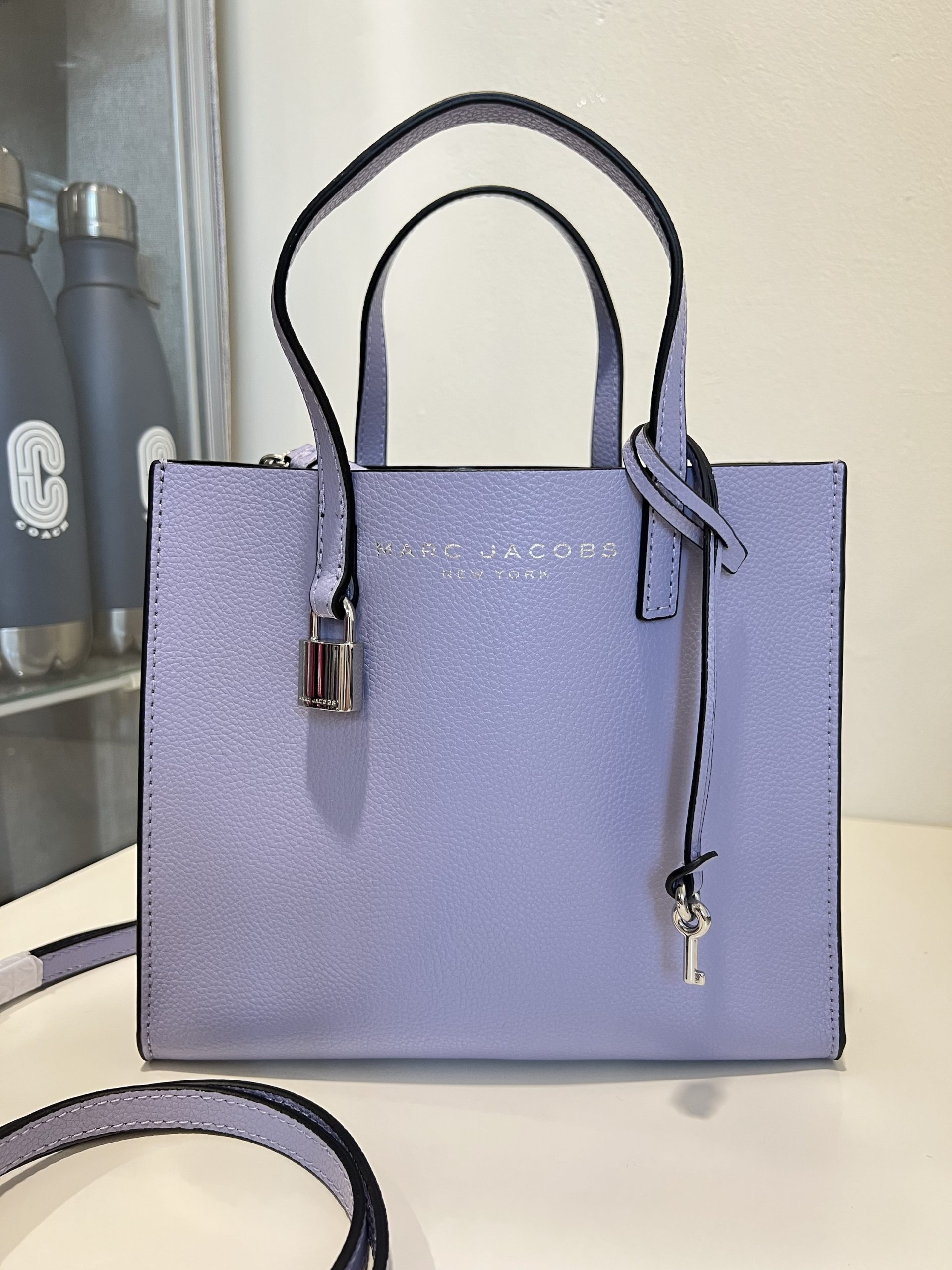 Marc Jacobs Mini Grind Tote Bag in Languid Lavender – Exclusively USA