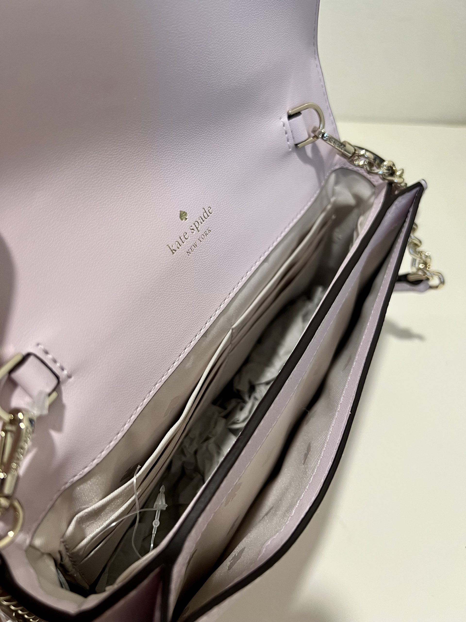 Kate Spade Kristi Wallet on String Crossbody in Pale Amethyst ...