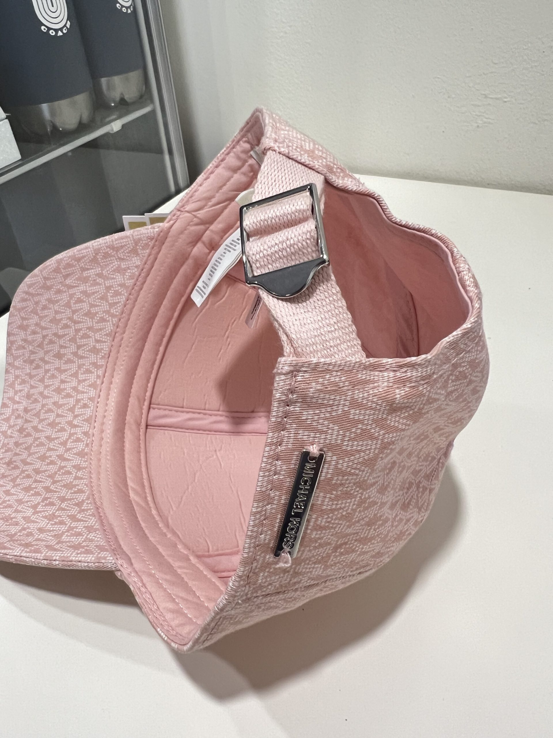 Michael Kors Logo Print Organic Stretch Cotton Baseball Cap in ...