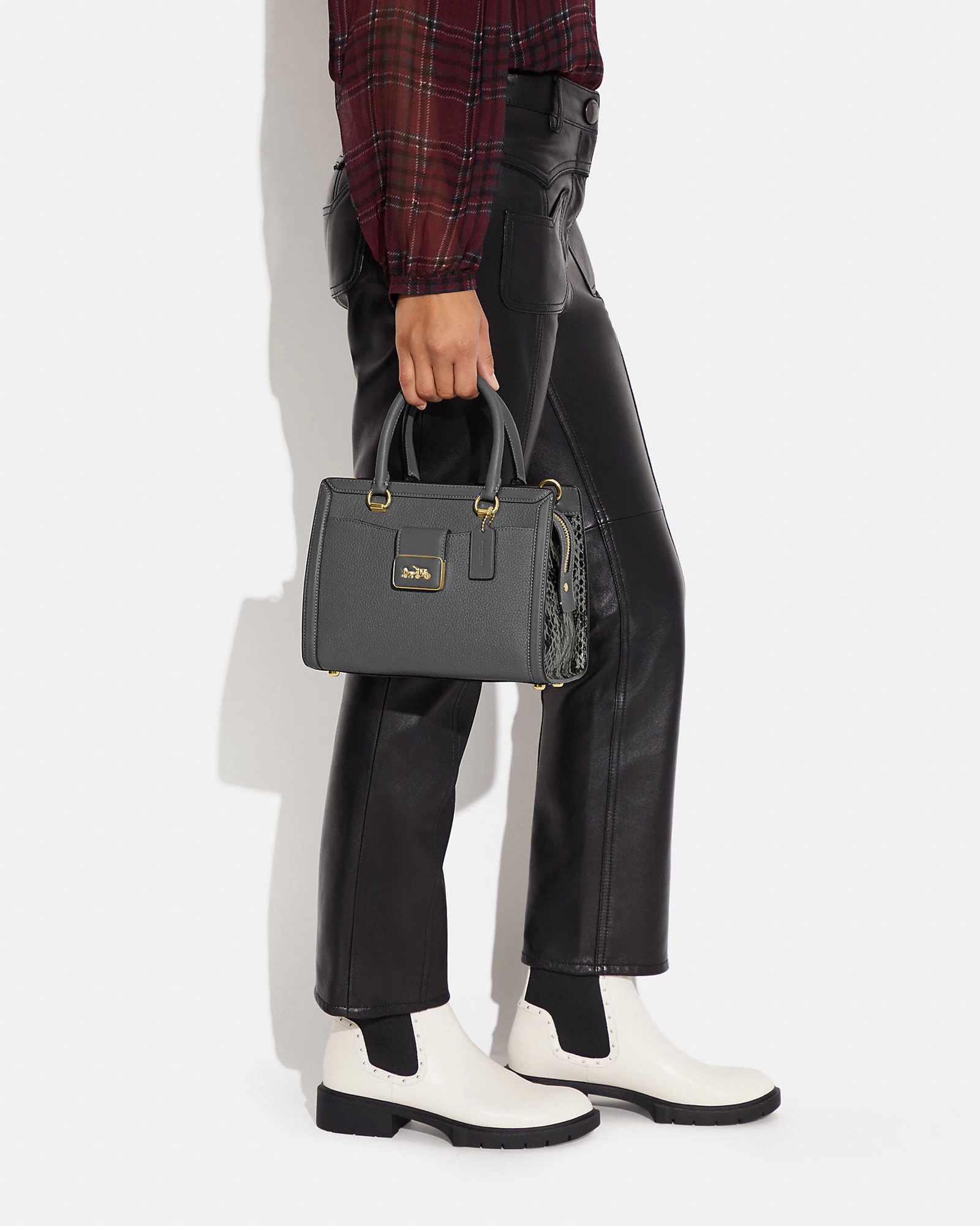 Coach Grace Carryall in Granite – Exclusively USA