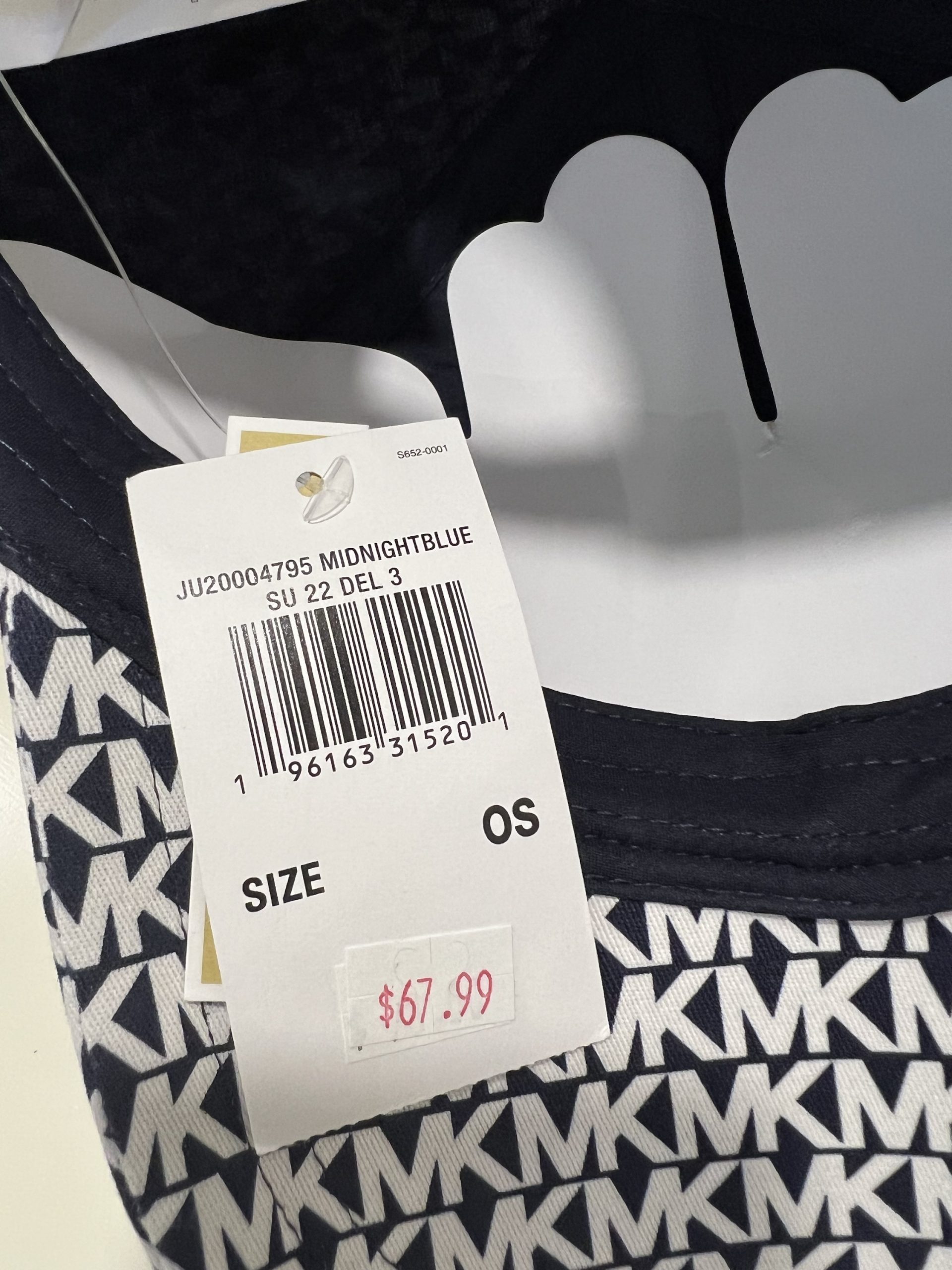 Michael Kors Logo Print Baseball Cap in Midnight Blue – Exclusively USA