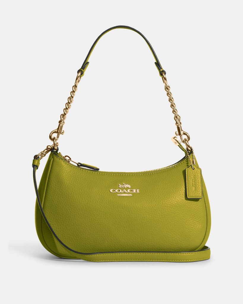 Coach Teri Shoulder Bag in Chartreuse – Exclusively USA